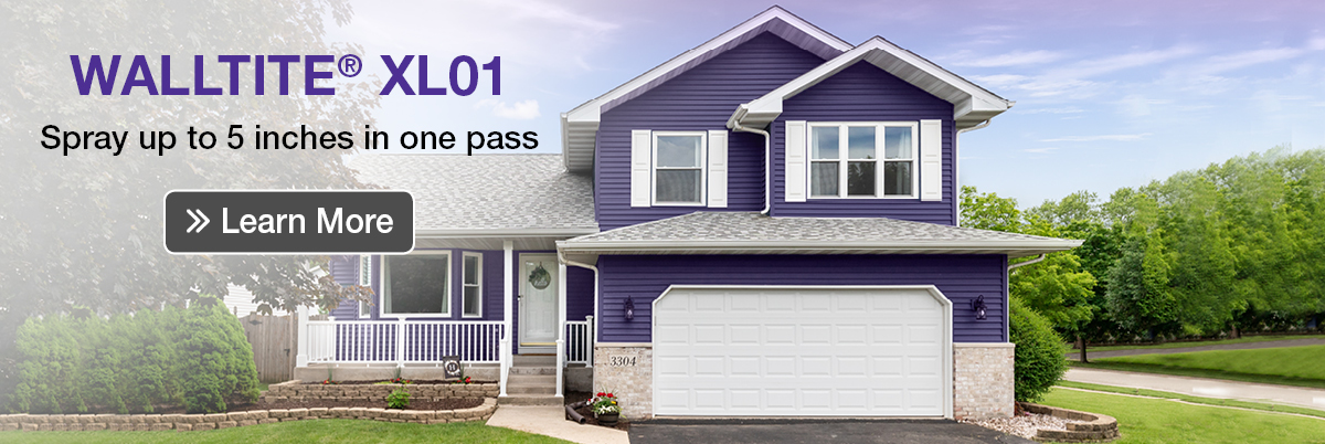 Spray Foam Insulation: WALLTITE® (the purple spray foam insulation)